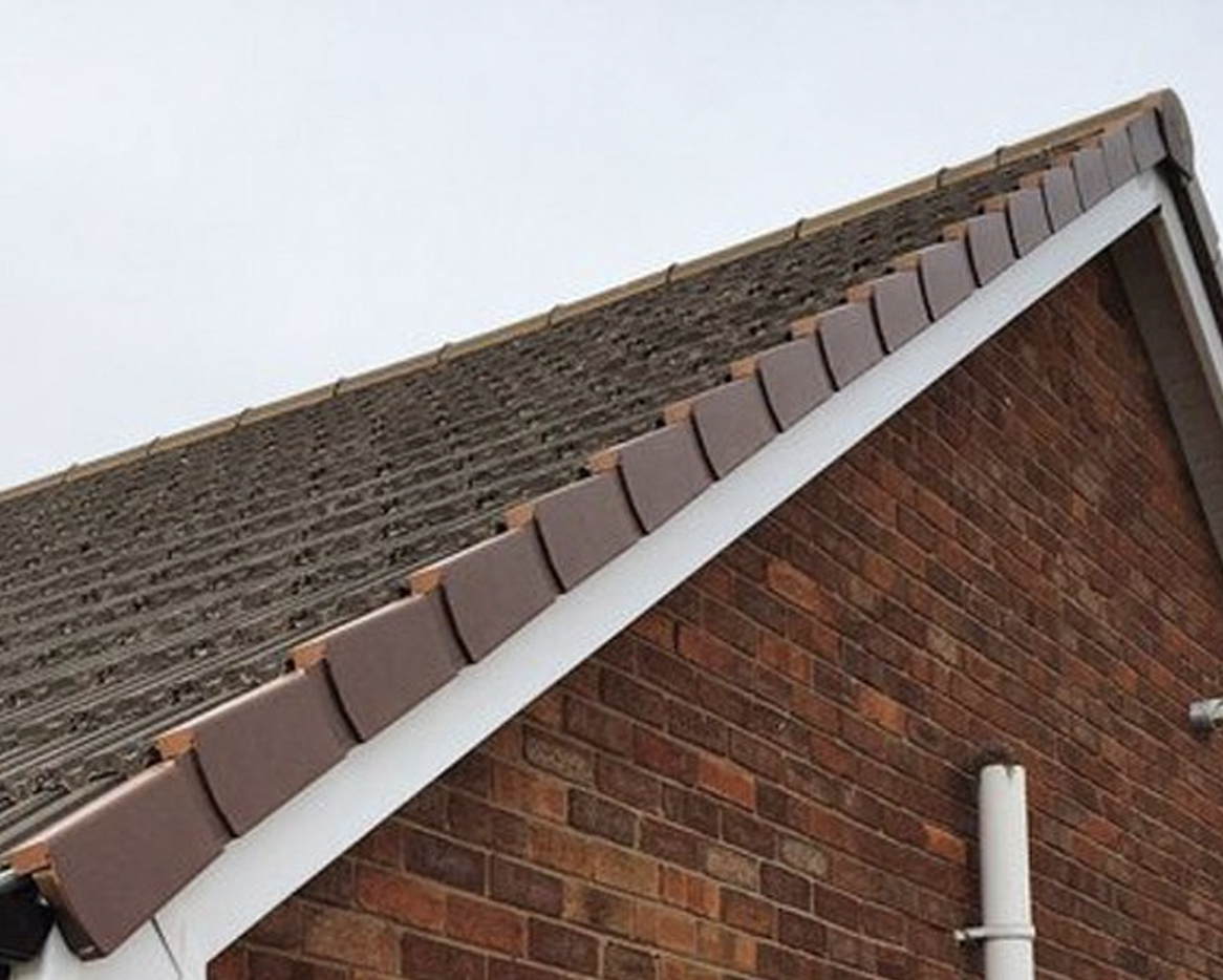 Dry Verge End Caps - Homestyle Roofing and Plastics
